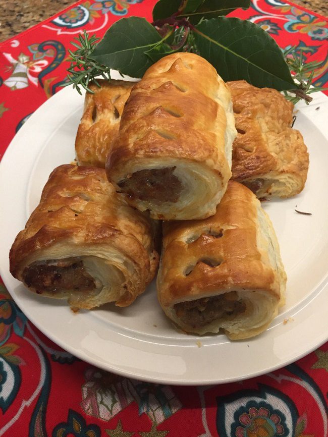 My Bake Off-approved Herby Sausage Rolls, by Val Stones